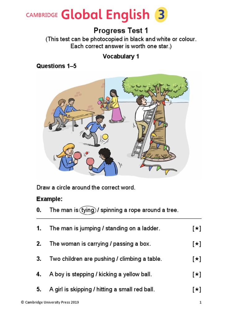 Progress Test 1: Vocabulary 1 Questions 1-5 | PDF | Desert