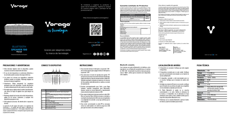 Manual BSP 100 | PDF | USB | Bluetooth