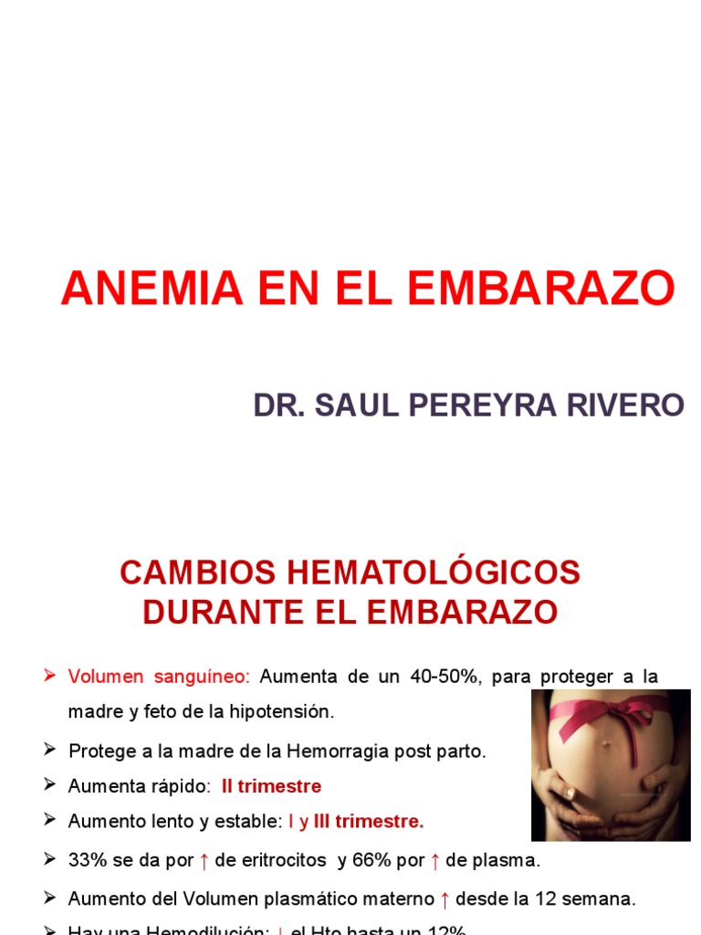 Anemia en El Embarazo | PDF | Anemia | El embarazo