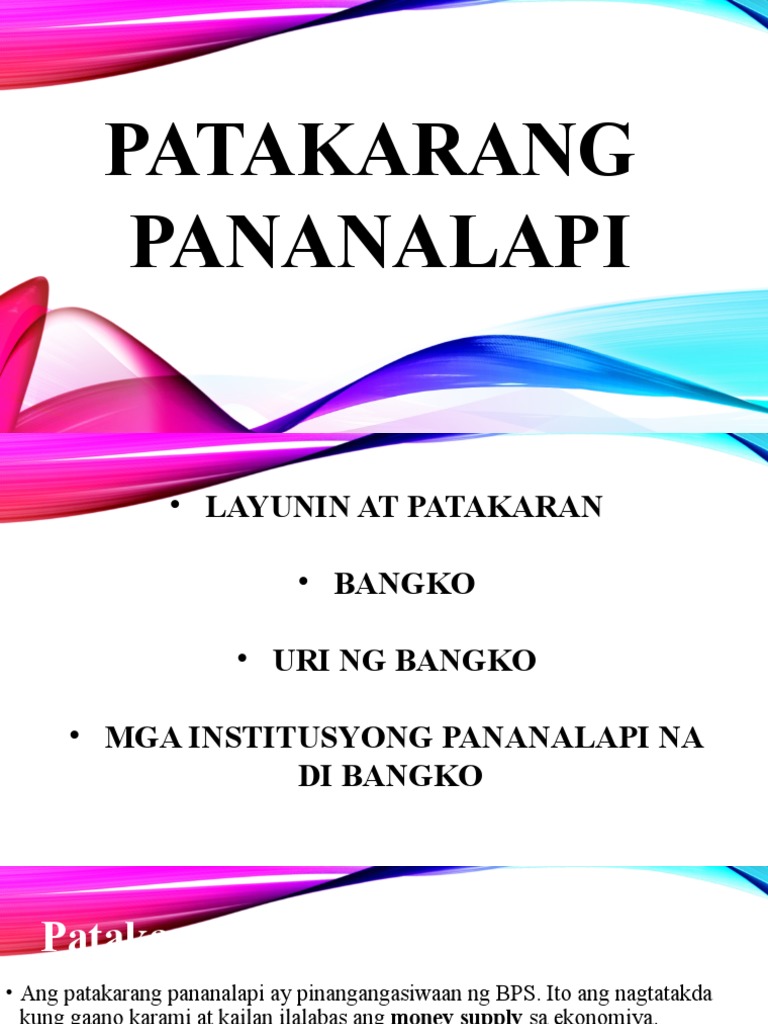 Pananalapi | PDF