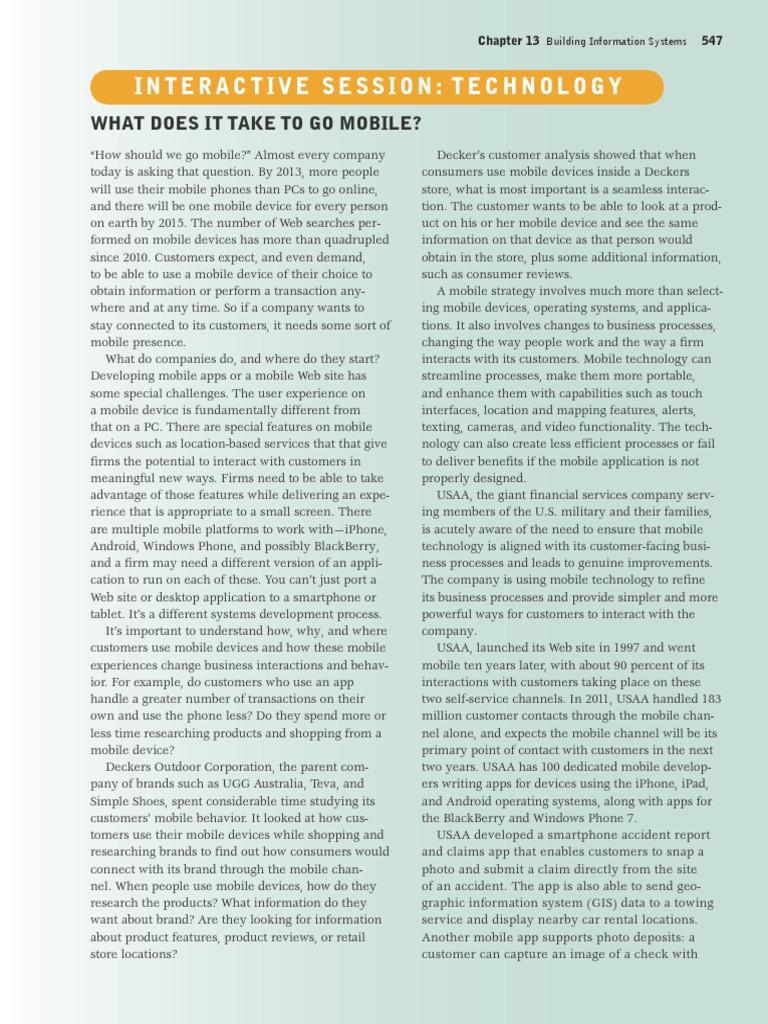 Interactive Session PDF | PDF | Mobile App | Smartphone