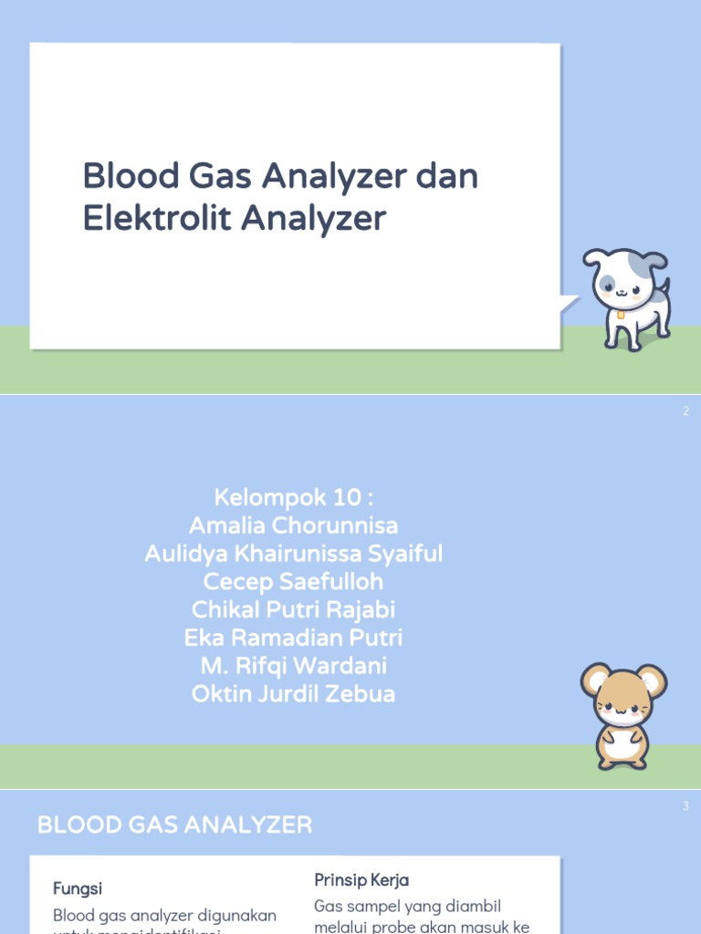 Blood Gas Analyzer Dan Elektrolit Analyzer | PDF