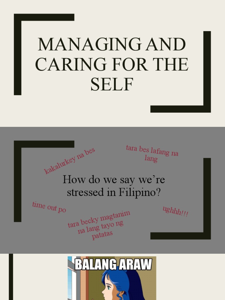 Filipino Stress Management Guide | PDF | Stress (Biology) | Human Nature