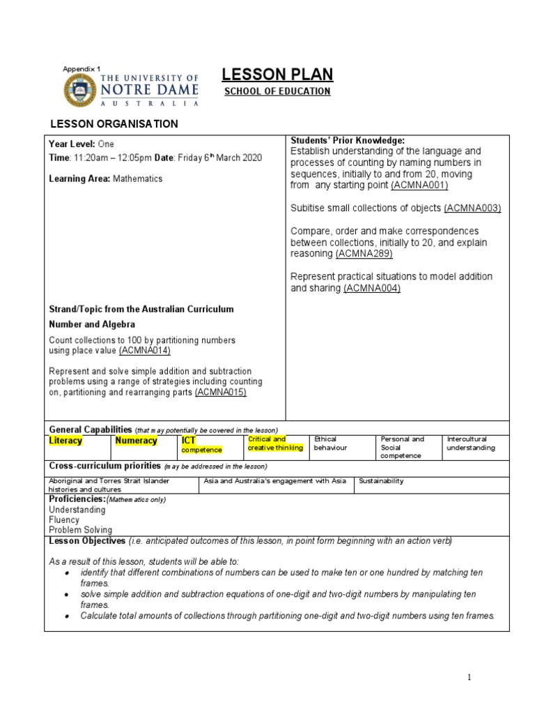 Maths Lesson Plan - Partitioning | Download Free PDF | Zoo | Teachers