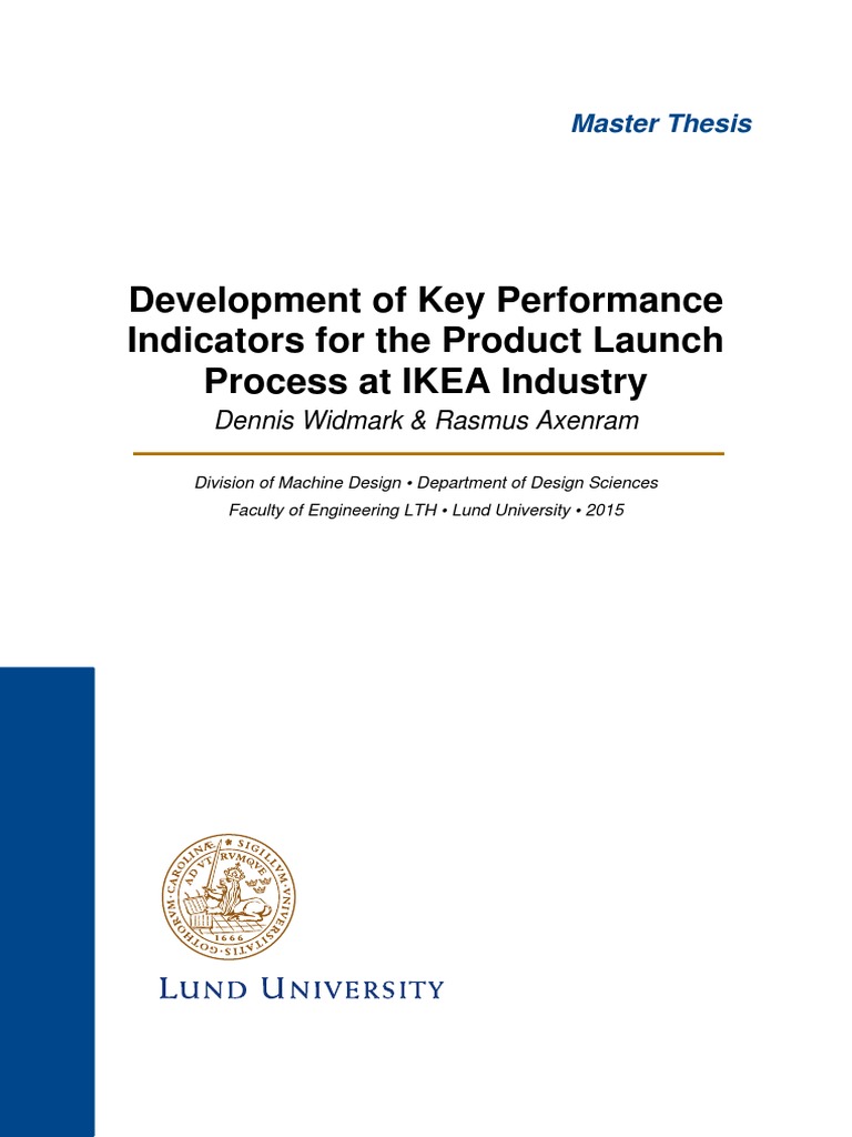 IKEA Product Launch KPIs Development | PDF | Performance Indicator | Goal