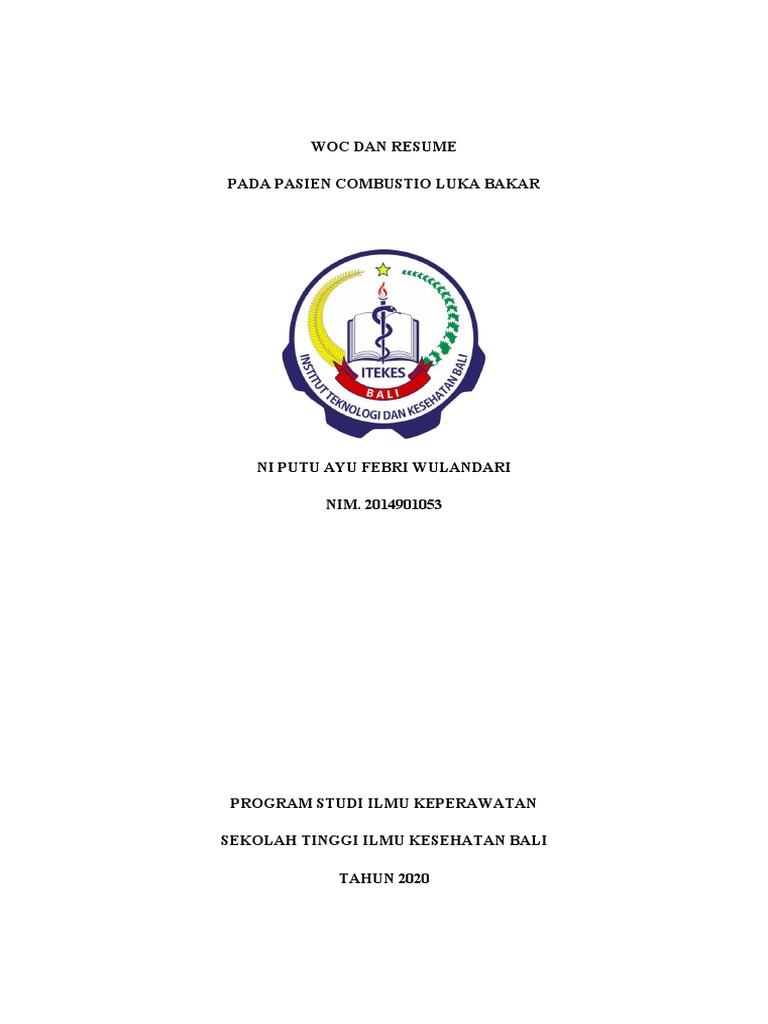 Combutio (Luka Bakar) | PDF