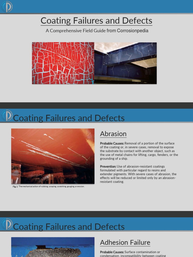 Coating Failures and Defects | PDF | Paint | Rust