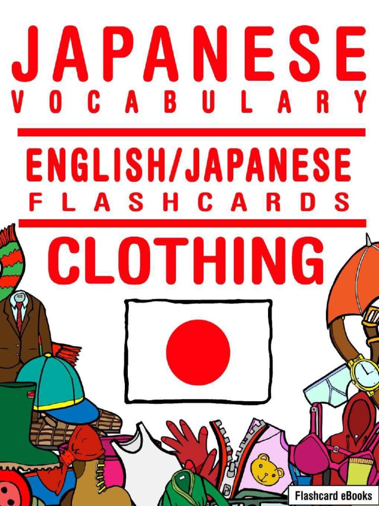 Japanese Clothing Vocabulary Flashcards | PDF