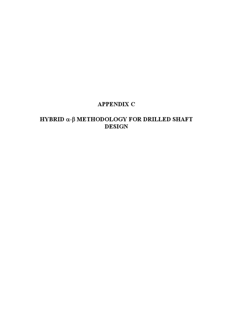 Beta Method and Oneill & Reese 1999 PDF | PDF | Young's Modulus | Deep ...