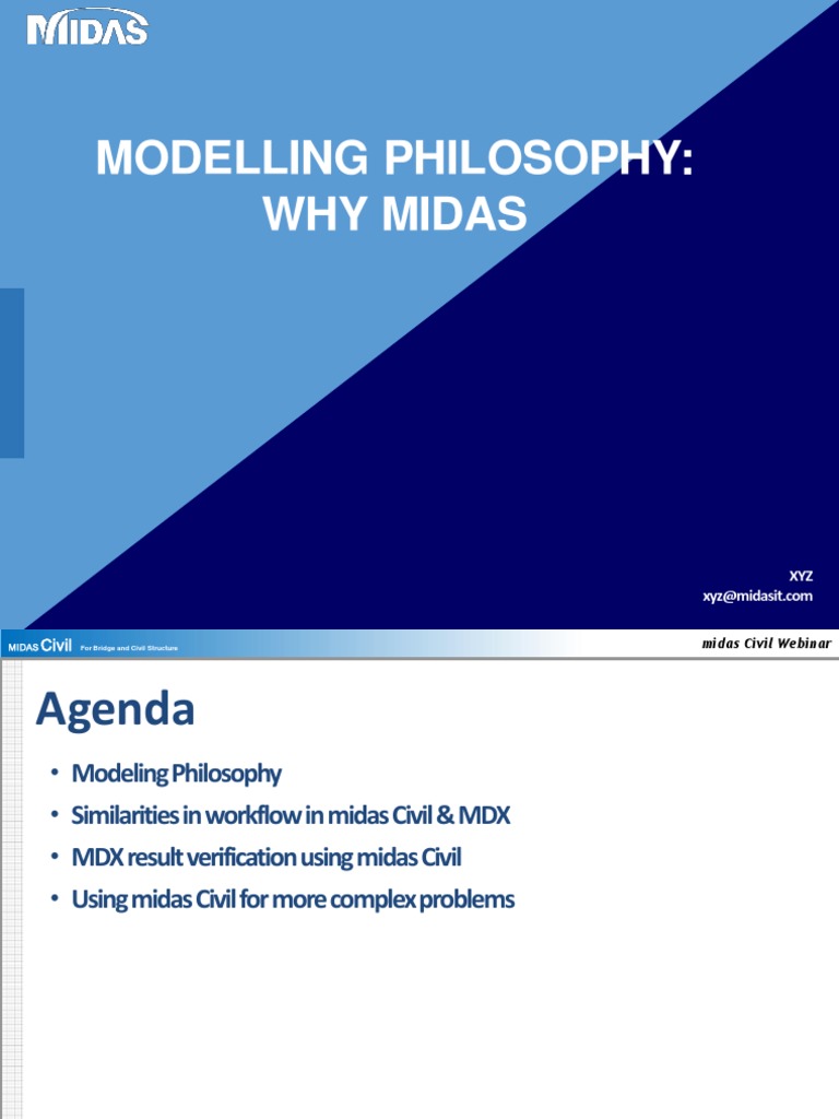 Modelling Philosophy: Why Midas | PDF | Bridge | Civil Engineering