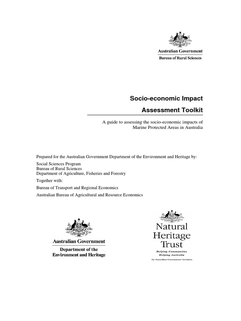 Socio Economic Impact Toolkit Pdf Input Output Model Survey