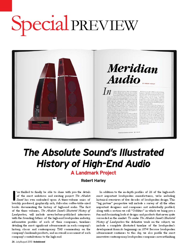 Absolute Sound's Illustrated History of High-End Audio | PDF | Audio ...
