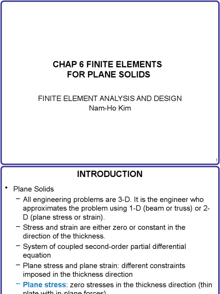 Plane Stress Analysis | PDF | Stress (Mechanics) | Elasticity (Physics)