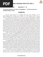 IELTS Sentence Completion Practice Exercise | PDF