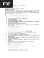 Banquet Opening and Closing Checklist | PDF | Home | Food And Drink