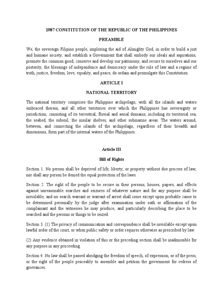 Preamble, Article I and III | PDF | Bail | Remand (Detention)