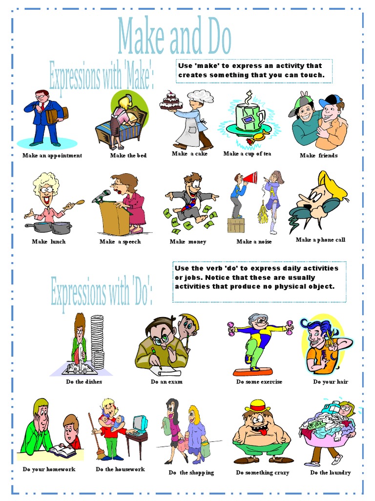 Distinguishing between activities that "make" or "do | PDF