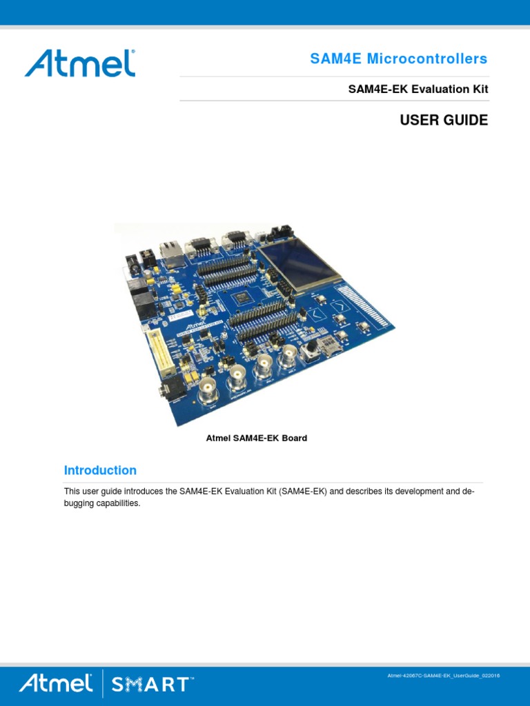 Atmel 42067 SAM4E EK UserGuide | PDF | Usb | Power Supply
