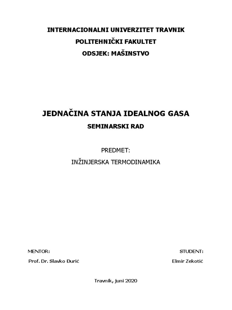 Jednacina | PDF