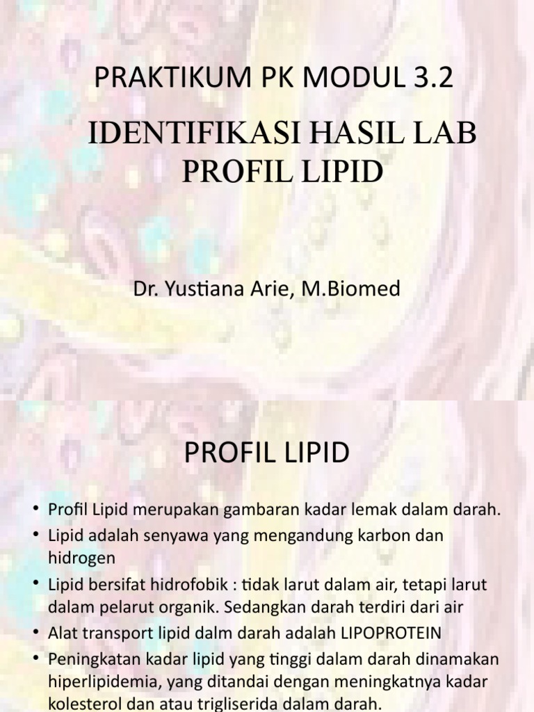 Panduan Pemeriksaan Profil Lipid | PDF | Pengembangan Diri | Gaya Hidup