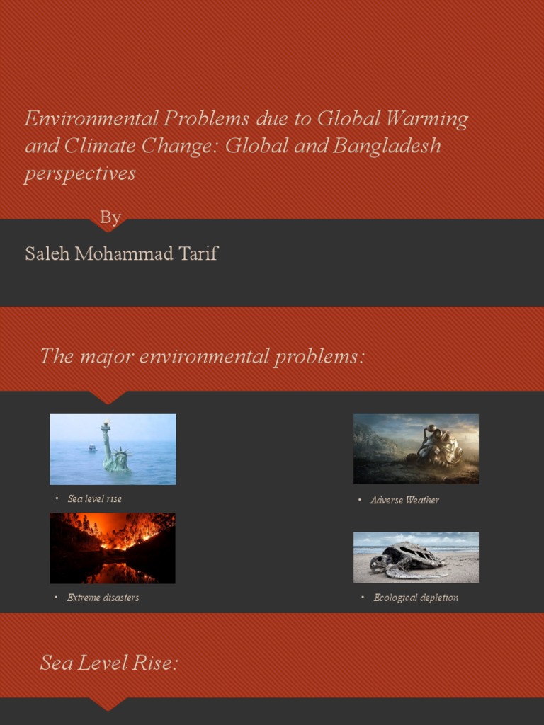 Environmental Problems Due To Global Warming and Climate | PDF