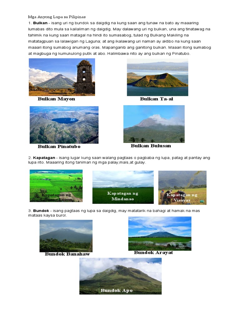Anyong Lupa | PDF