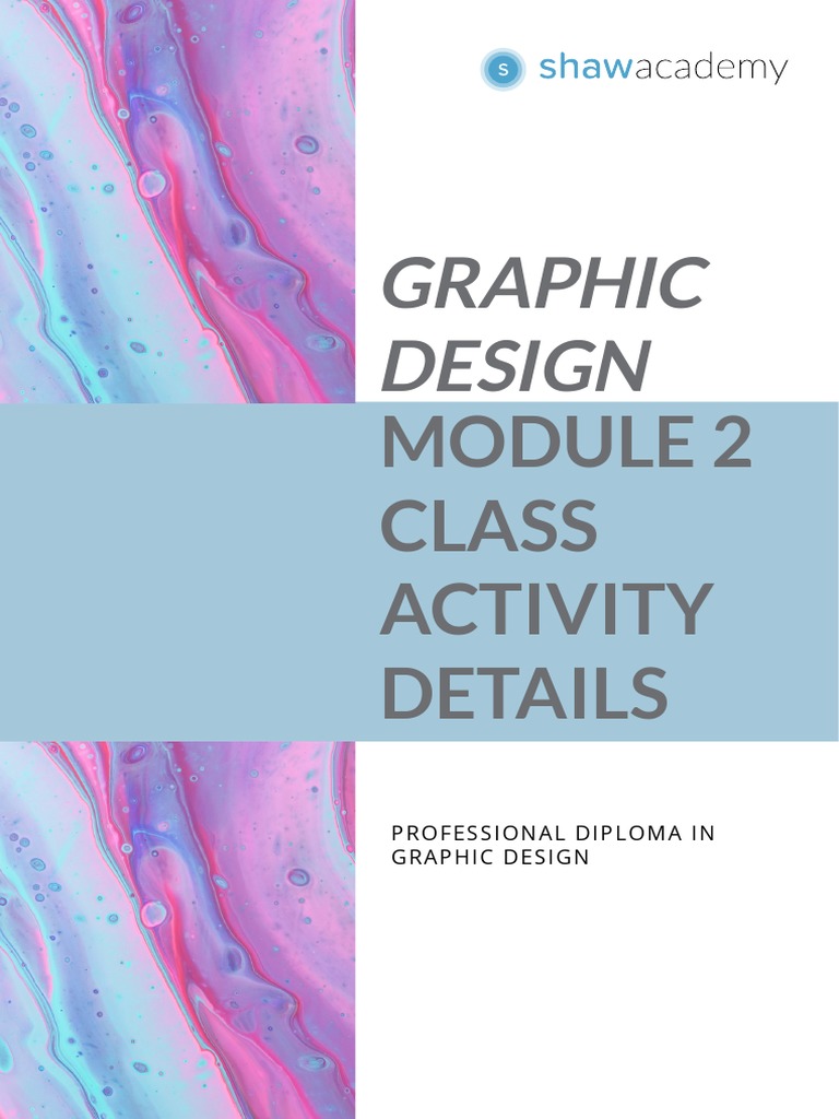 Graphic Design Module 2 Guide | PDF | Adobe In Design | Graphic Design