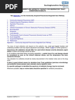 CURB-65 Guidelines for CAP Management | PDF | Pneumonia | Penicillin