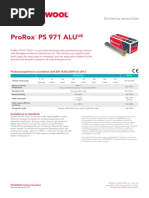 Rockwool Slab Data Sheet - (ProRox Formerly RW Slab) | PDF | Thermal ...