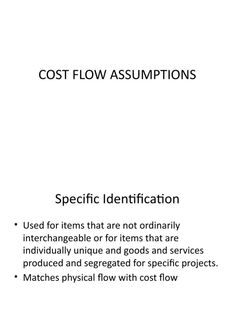 Inventory Cost Flow Methods Explained | PDF | Inventory Valuation ...