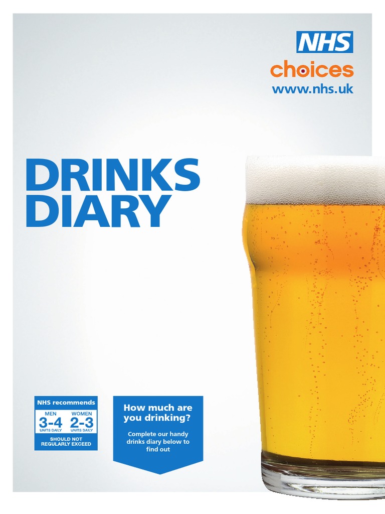 Drinks Diary: How Much Are You Drinking? | PDF | Alcoholic Drinks | Drink