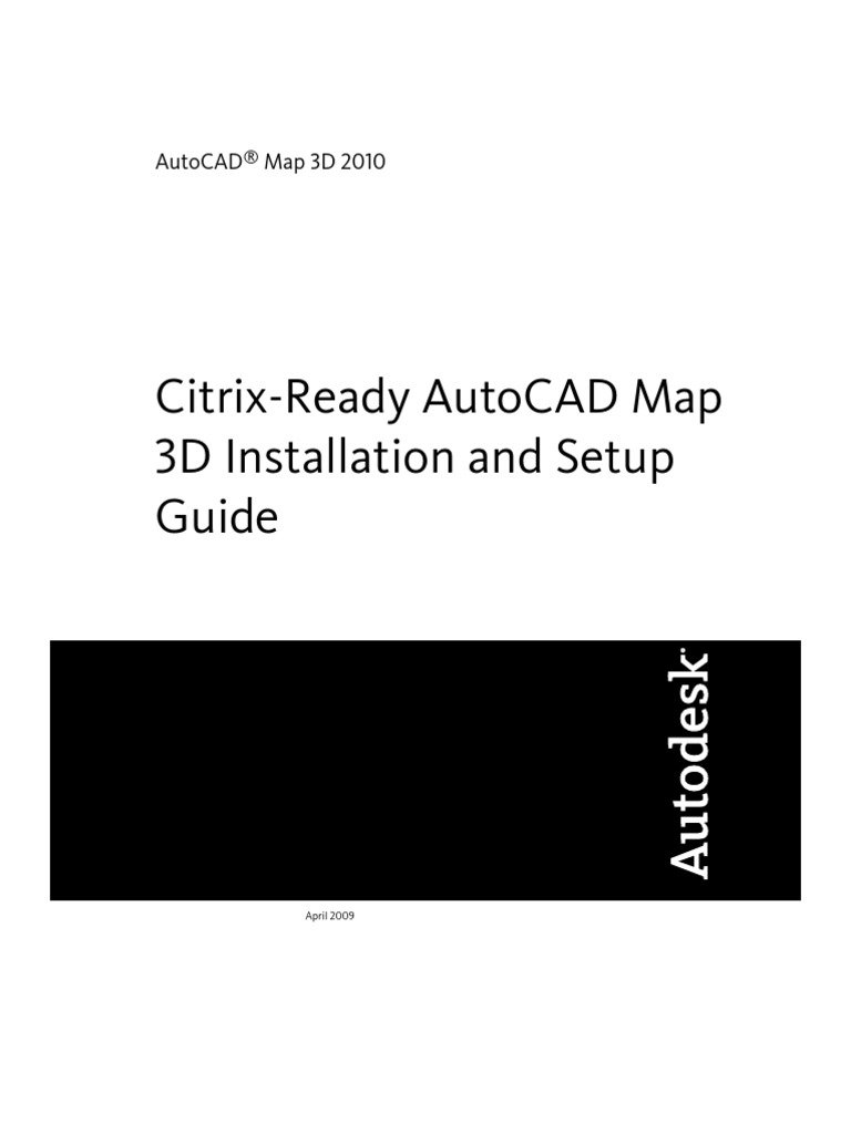 Citrix-Ready Autocad Map 3D Installation and Setup Guide | PDF ...
