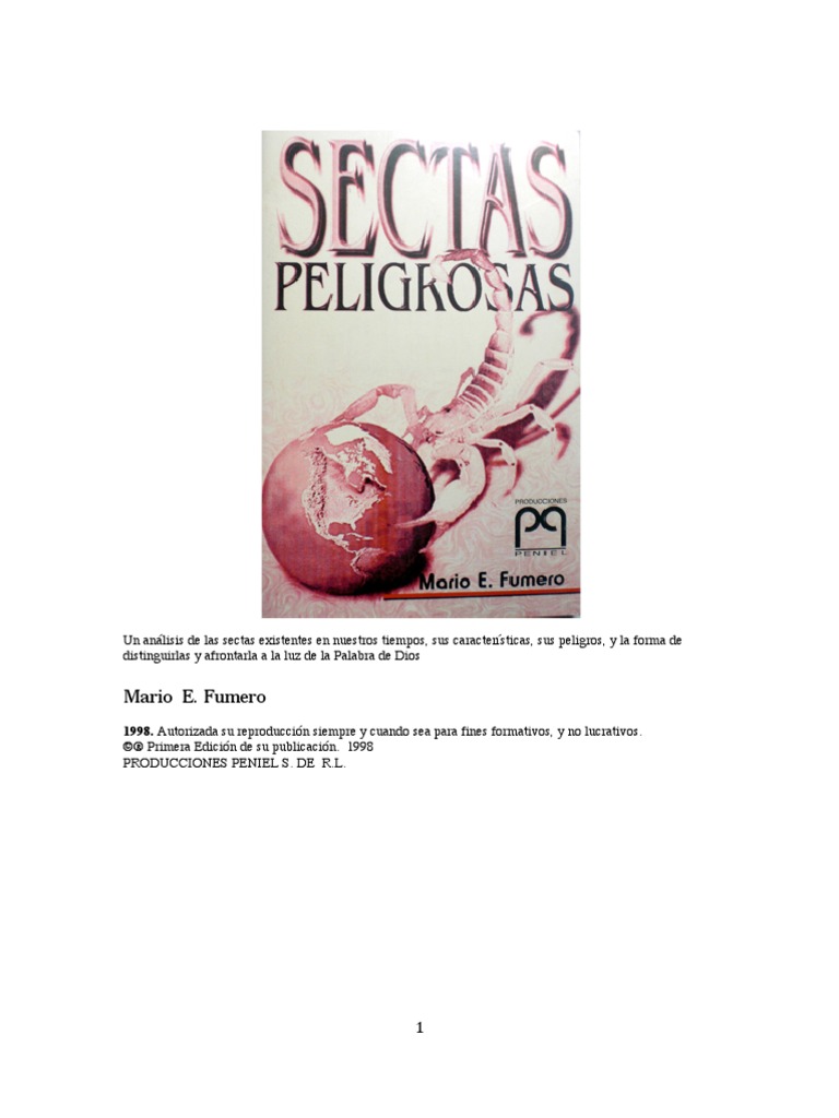 Sectas Peligrosas | PDF | Secta | Nueva era