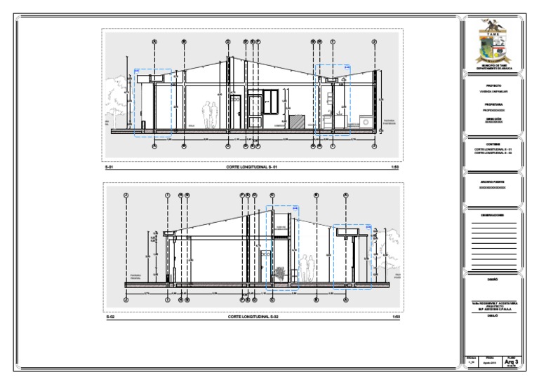 A.04 Cortes Longitudinales | PDF