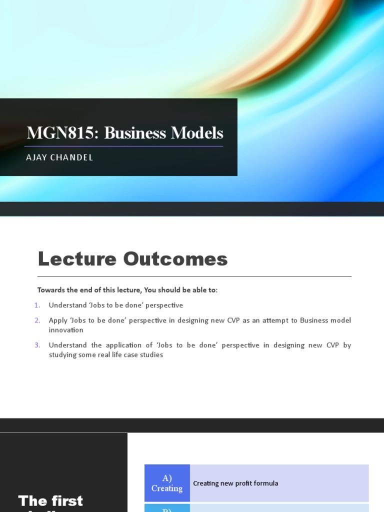 Designing New CVP | PDF | Communication | Business