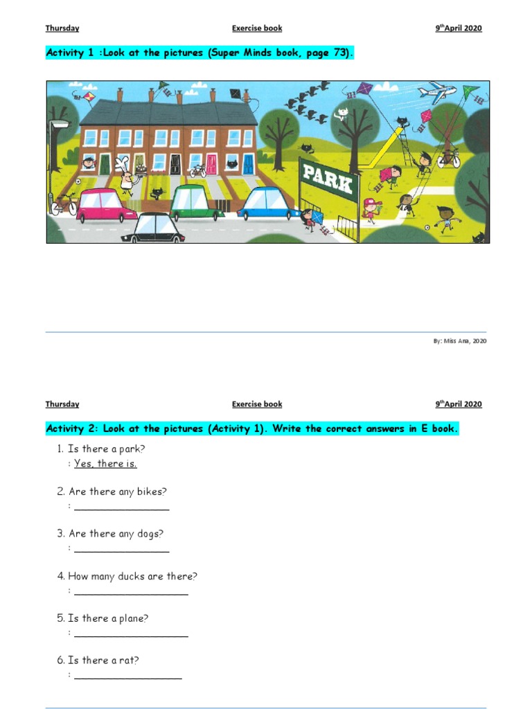 Year 2 - Unit 6 - Exercise 3 | PDF