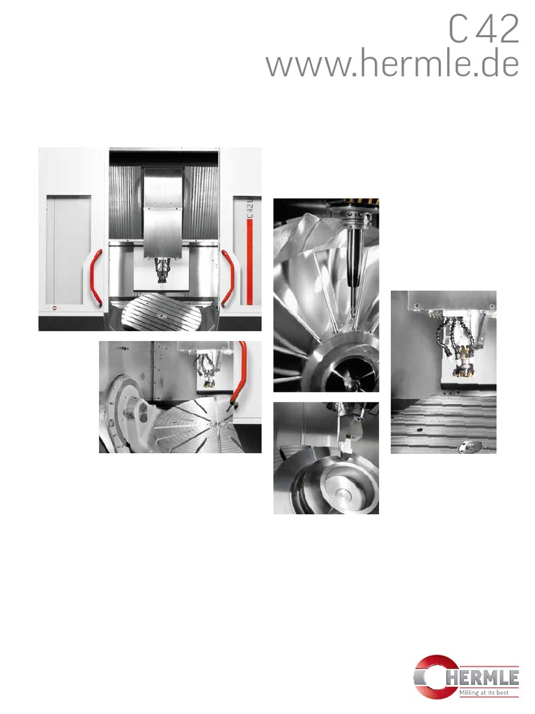 Hermle C42 EN | PDF | Rotation Around A Fixed Axis | Machining