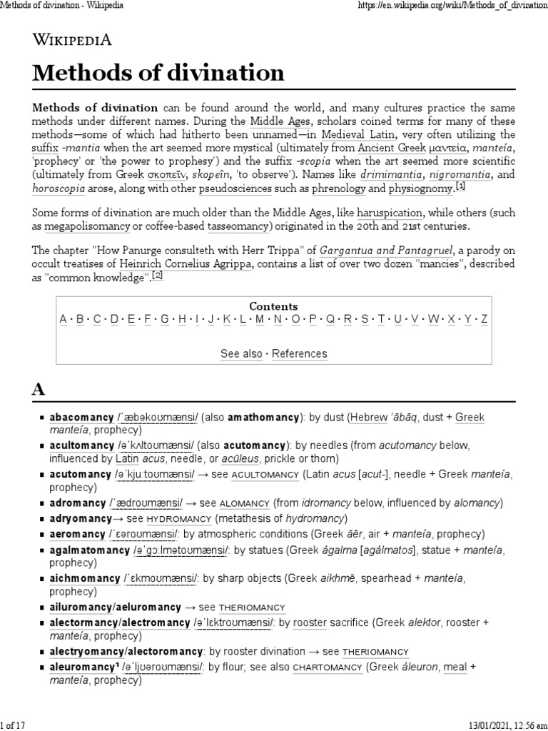 Divination Systems | PDF | Divination | Prediction