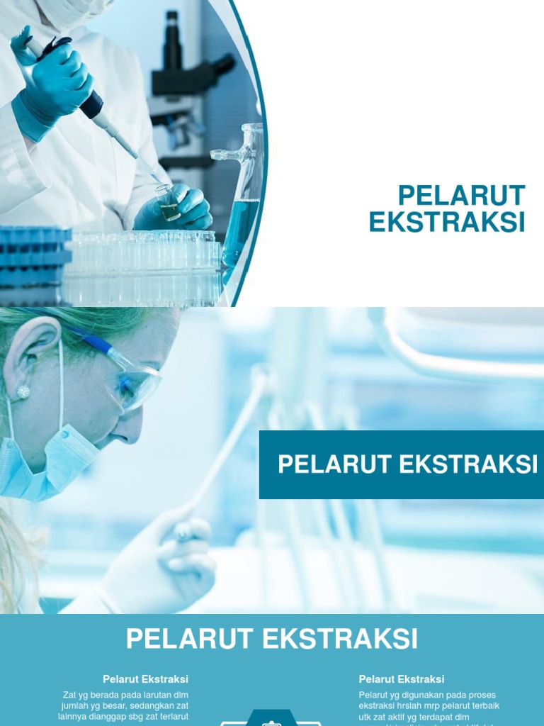 Pelarut Ekstraksi | PDF