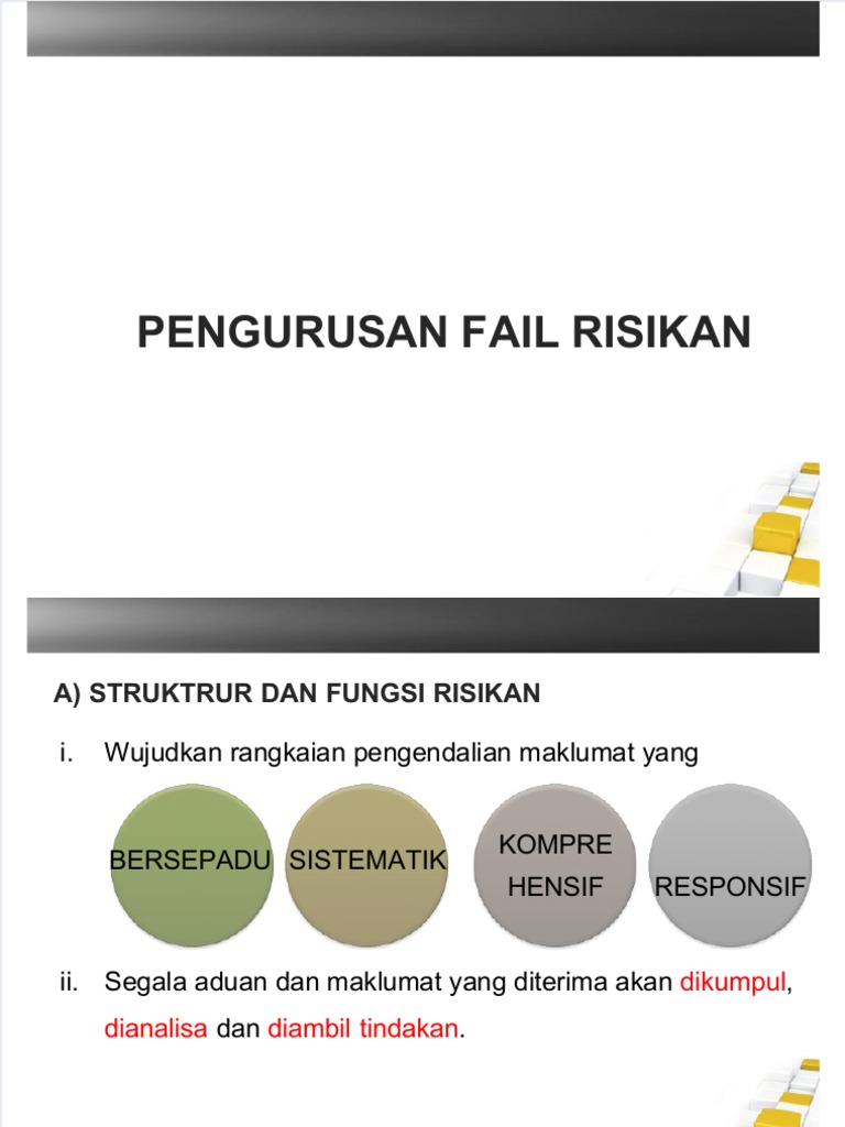 Pengurusan Fail Risikan | PDF