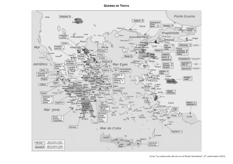 Mapa Guerra de Troya (En Castellano) | PDF