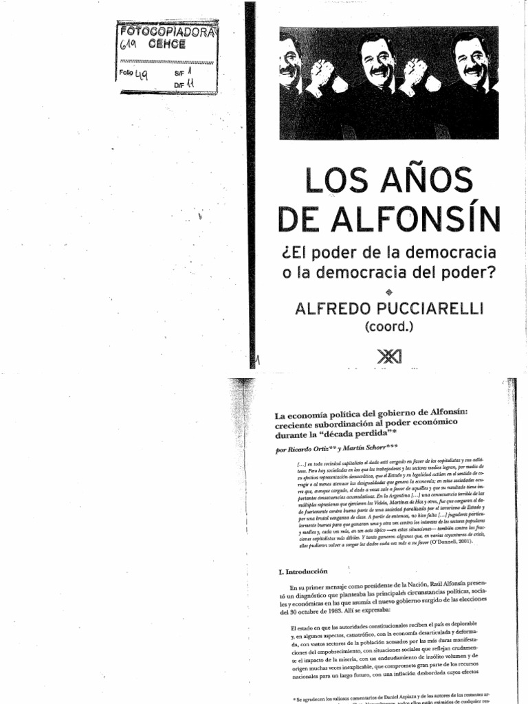 Ortiz, Ricardo y Martín Schorr. La Economía Política Del Gobierno de ...
