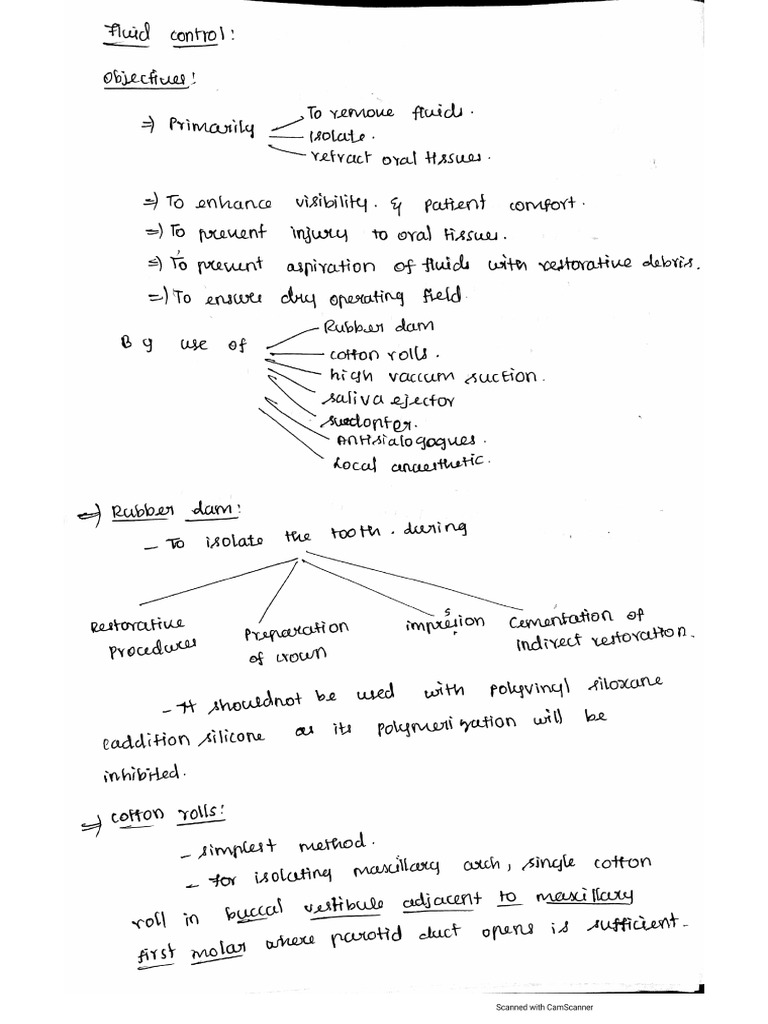 Fluid Control in FPD Notes @dentopedia - 010820175313 | PDF