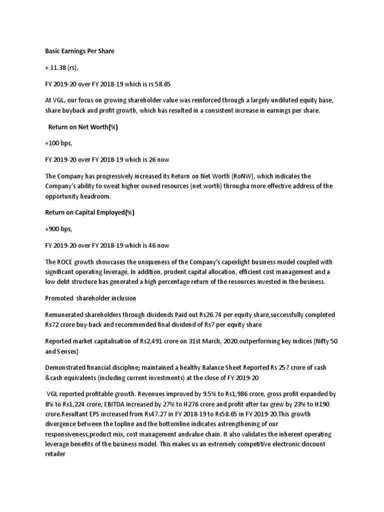 Basic Earnings Per Share PDF