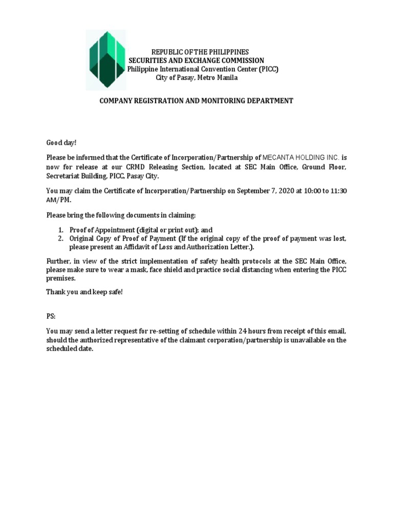 New APPOINTMENT LETTER | PDF