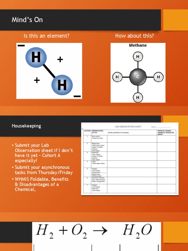 Elements, Compounds, and Mixtures Overview | PDF | Chemical Compounds ...
