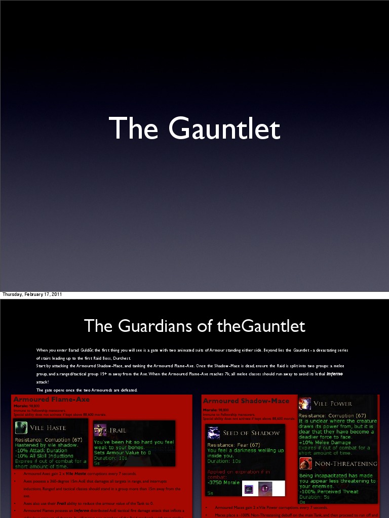 Gauntlet Raid Strategy Guide | PDF | Tanks | Military Science
