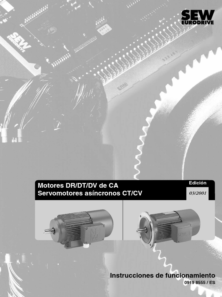 Motores DT-DV Servomotores Asincronos CT-CV PDF | PDF | Transformador ...