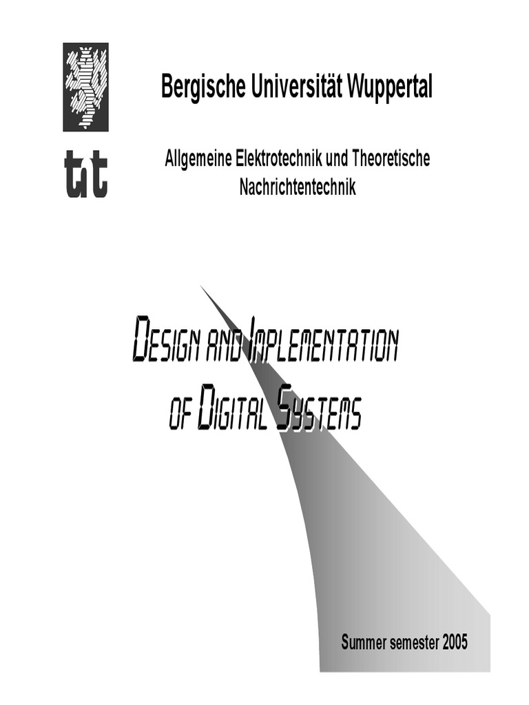 Design and Implementation of Digital Systems | PDF | Digital ...