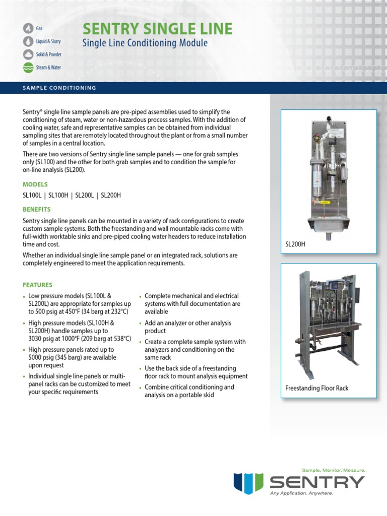 Single Line Spec Sheet s-sc-sps-00509-0 4-17 | PDF | Valve | Water